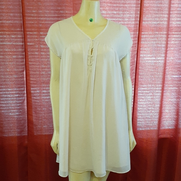 Tobi | Dresses | Tobi Cream Tunic Dress Medium | Poshmark